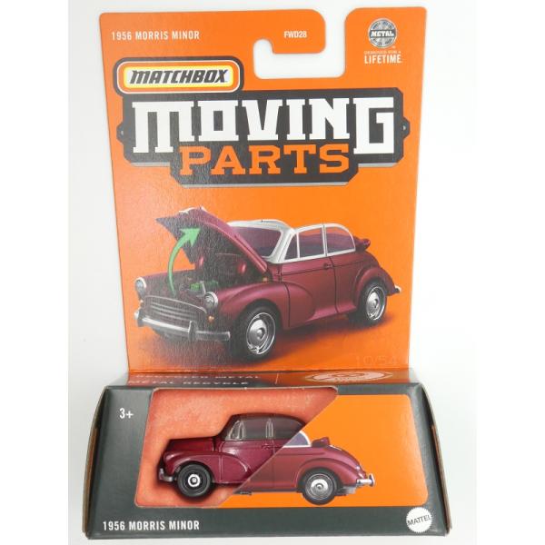matchbox MOVING PARTS☆マッチボックス ムーヴィング パーツ  1956 MORRIS MINORブリスターやパッケージに折れやスレ、傷みのある場合があります。量産品のため、商品に個体差や初期傷、スレなどがある場合がござ...
