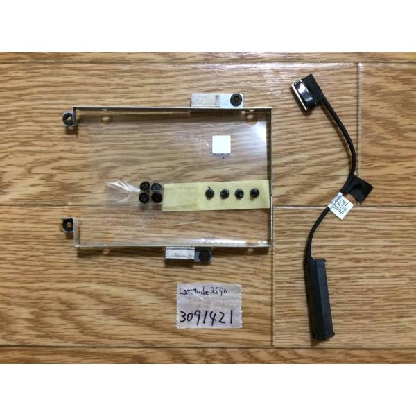 商品：Latitude3590から取り外したハードディスクマウンタ動作確認：ハードディスクを取り付け、Windows起動まで確認。その他：