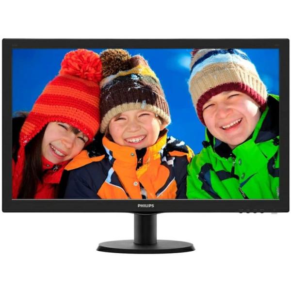 【中古】Philips(フィリップス) PHILIPS 27型ワイドディスプレイ 273V5LHAB/11 W-LED system チルト機能 3ヶ月保証付き 送料無料モニタサイズ/タイプ：27インチ/　ワイド 16：9解像度: 1920...