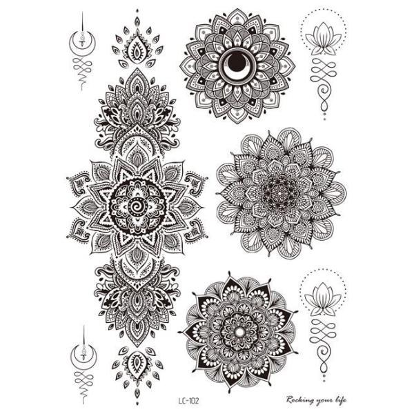 防水タトゥーシールです。■商品使用目的ファッション　ライブ　ハロウイン　クリスマス　コスメ　コスプレ小物■商品仕様品番：LC-102台紙サイズ：約15cm x21cm■注文及び発送環境負荷軽減のために、簡易包装を開始しました。