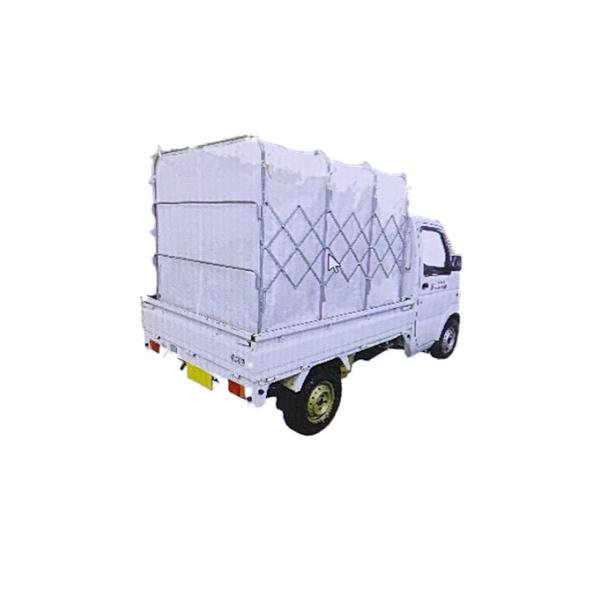 型式　MSC-40XA 軽トラック（4反用）　 ◇◇◇ 寸法　巾　1280ミリ　高さ　1770ミリ　長さ　1800ミリ　重量　29Kg 本体はスライド式ですので簡単に組立・収納ができます 上の面をメッシュ、側面をシートにしてありますのでゴミ...