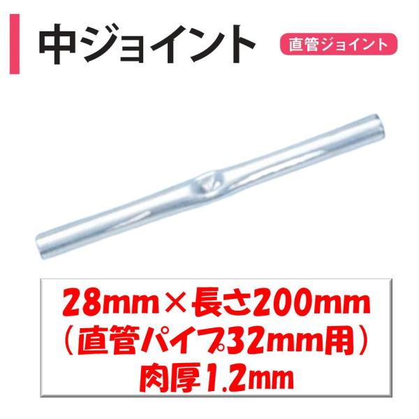 直管パイプ同士を直列連結させる部品です。別名で内ジョイント・直管ジョイントなどと呼ばれることもあります。メーカー：渡辺パイプ株式会社
