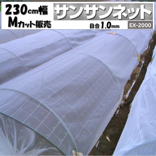 サンサンネットはビニールハウスなどで使用している防虫ネットです。●透過性・透水性・通気性に優れています。●防虫対策の減農薬・無農薬栽培に適しています。●豊富な幅と目合いの軽くて丈夫なネットです。育てている作物と防ぎたい害虫の種類に合わせてサ...