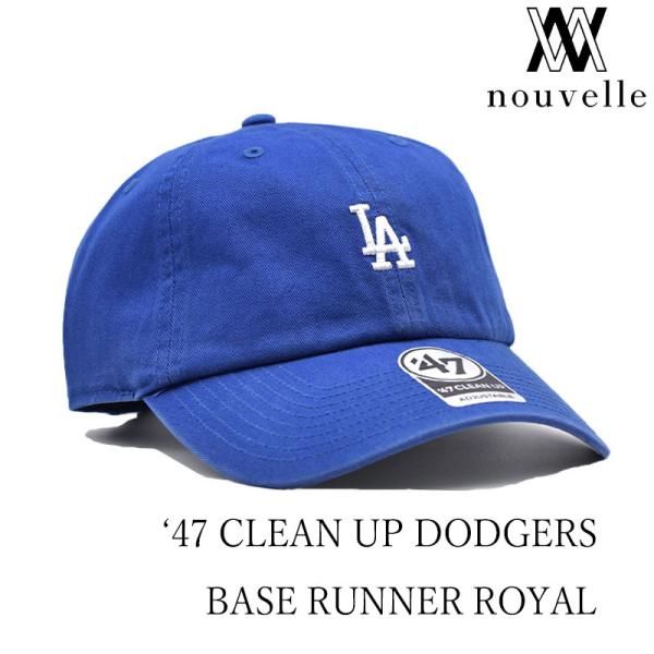 '47 フォーティセブン から展開する「CLEAN UP」。フロントにはチームロゴ、左サイドには47ロゴを刺繍。アジャスターにてサイズ調整可能。