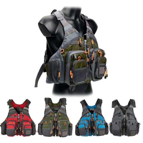 サイズ： フリーサイズ、調節可能負荷力： 95kg関連キーワード：釣り 多機能 浮力材付き 多機能ベスト 男女兼用 フリーサイズ 通気性よく 軽量