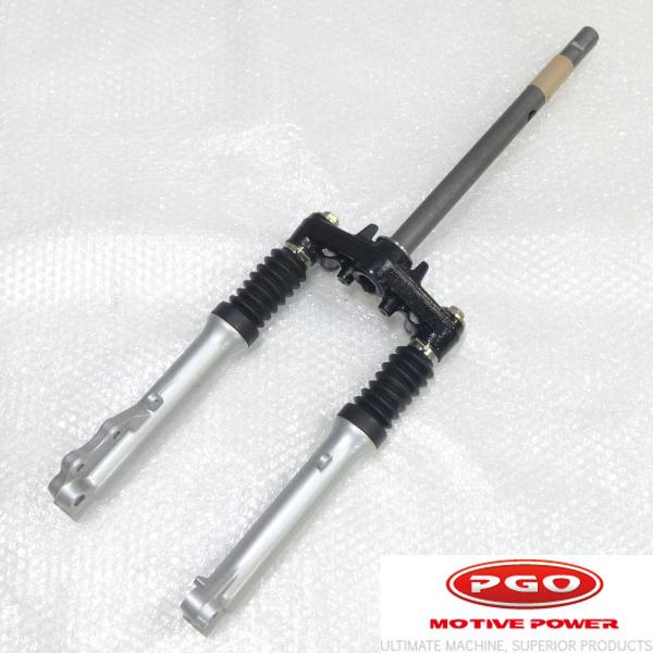 メーカー：PGO部品名：フロントフォークASSY部品番号：P54430020001適合車種：ロドショー50　Rodoshow50状態：未使用品 (新車より取り外したものになります)