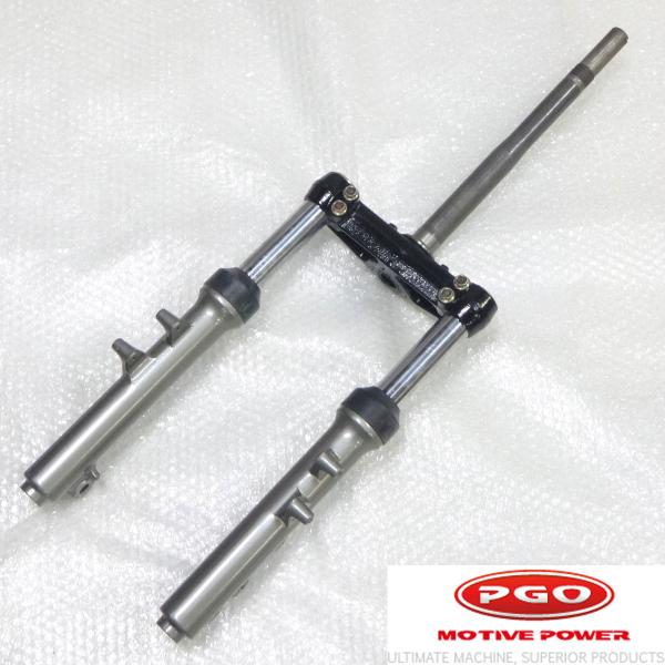 メーカー：PGO部品名：フロントフォークASSY部品番号：P24430027202適合車種：PMX50 PMX110SP状態：未使用品 (新車より取り外したものになります)