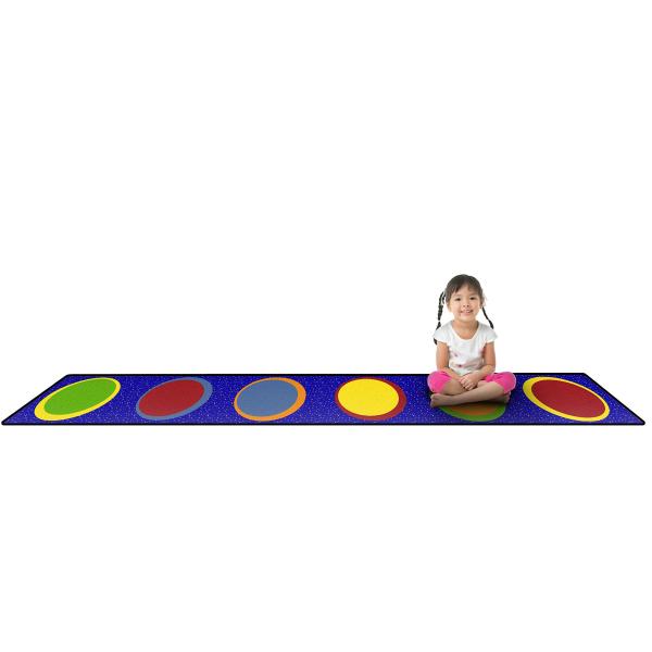 商品名:  Flagship Carpets Sitting Spots Seating Rectangle Area Rug for Children's Classroom or Kids Playroom, and Home Lear...