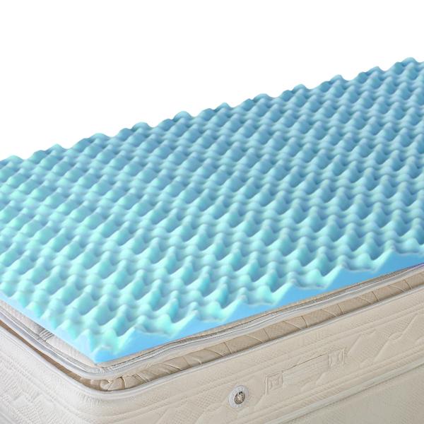 商品名: ホスピタルサイズ Convoluted ベッドパッド 33 x 72 x 2 海外直送 DMI 2-Inch Foam Mattress Topper, Egg Crate Foam Pad for Support, Air Ci...