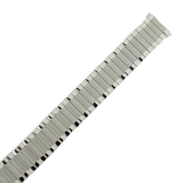 商品名: tsmet369 Watchバンド拡張メタルストレッチシルバー色Curved Endsフィット17 mm 19 mmに Speidel TSMET369 Watch Band Expansion Metal Stretch Sil...