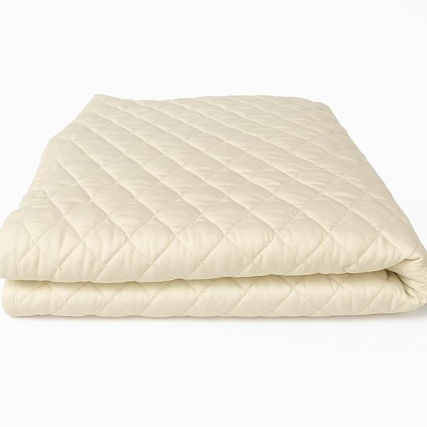 商品名: オーガニックコットン製マットレスパッド オーガニックの中綿 Twin XL OrganicTextiles Organic Cotton Mattress Pad with 17” Fitted Bed Skirt Deep Po...