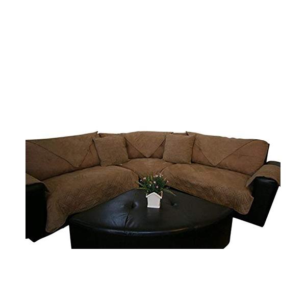 商品名:  Quilted 35x82" Peat Bonded or Classic Micro Suede Sectional Sofa Cover Padブランド: FineHome商品サイズ: 35 x 82 in高さ: 10.66...