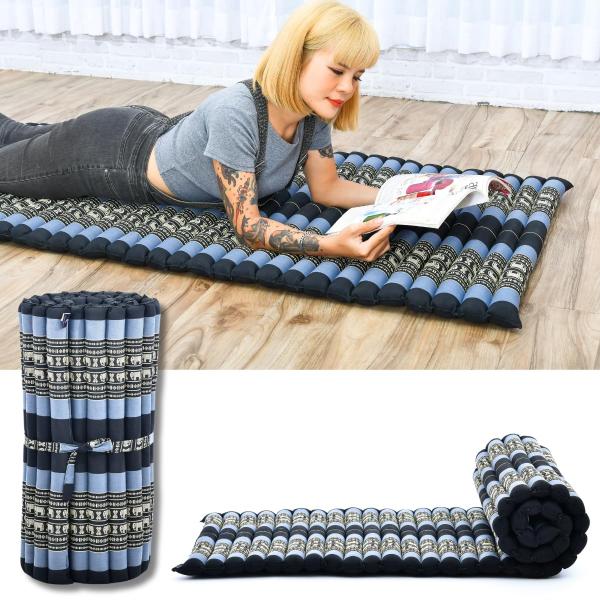 商品名: Roll-up Thai mattress Leewadee - Foldable Floor Mattress - Japanese Roll Up Futon -Trifold Tatami Mat- Guest Floor ...