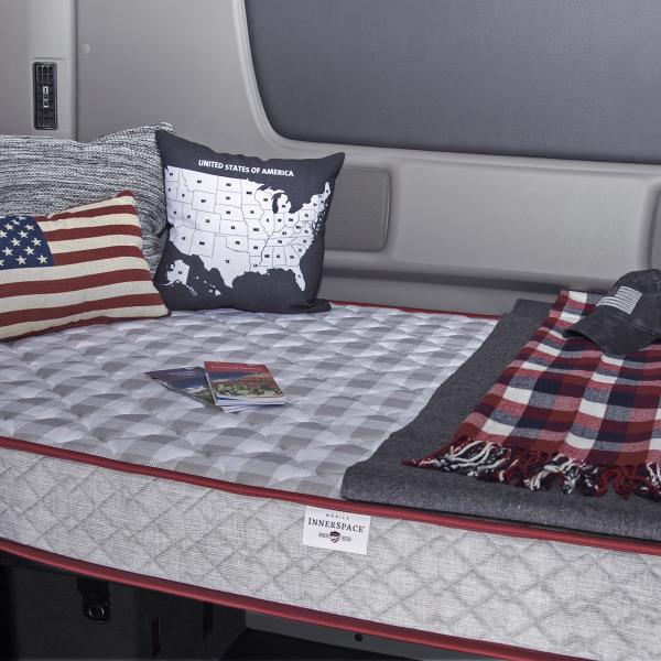 商品名:  Mobile InnerSpace TK-3579 Mattress, 35 x 79 x 6.5, Gray Check with/Red Trimブランド: MOBILE INNERSPACE商品サイズ: 79"L x 35...