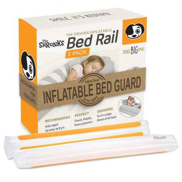 商品名: The Shrunks - フットポンプ付きインフレータブルベッドレール（2パック） (2-Pack) Shrunks Inflatable Bed Rail for Toddlers | Travel Bed Rail for ...