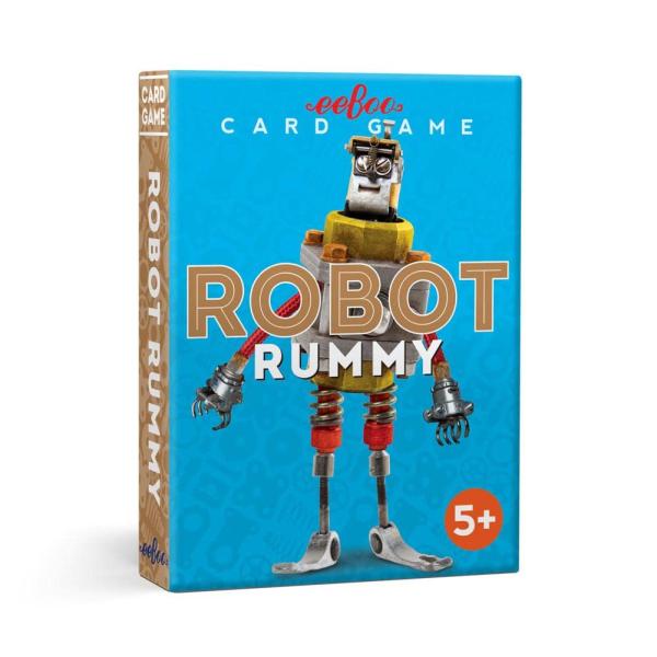 商品名: Robot Rummy eeBoo: Robot Rummy Playing Card Game, Durable and Easy to Use Cards, Easy to Understand Instructions ar...