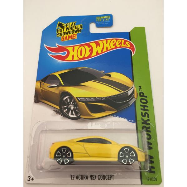 商品名: 2015 Hot Wheels HW Workshop '12 Acura NSX Concept 191/250 (Yellow) Hot Wheels 2015 HW Workshop '12 Acura NSX Concep...