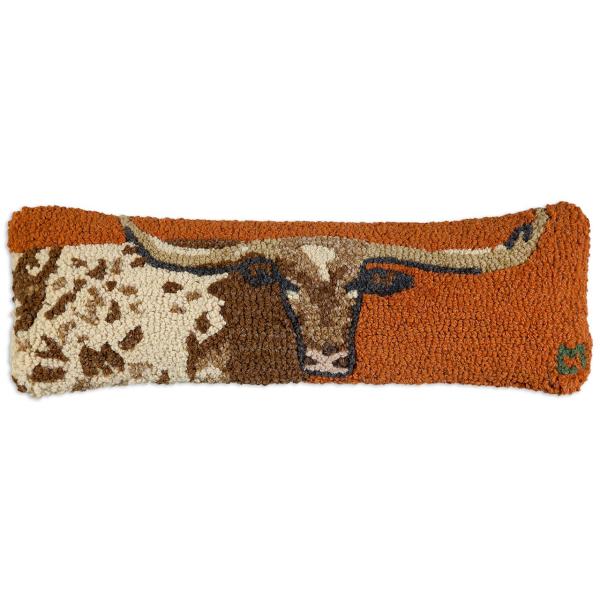 商品名: Chandler 4コーナーLonghorn 8 " x24 " Hooked枕 Chandler 4 Corners Artist-Designed Longhorn Hand-Hooked Wool Decorative Th...