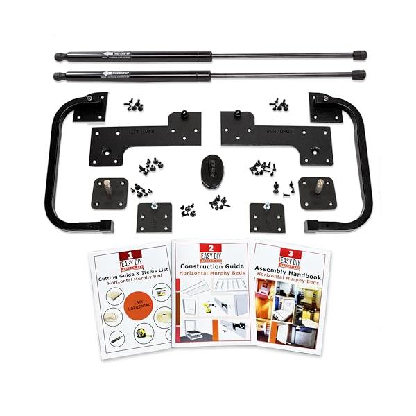 商品名: ツインサイズ簡単DIY Murphy壁ベッドハードウェアキット水平壁マウント Twin Size DIY Murphy Bed Hardware Kit ? Horizontal Wall Bed for Space-Saving...