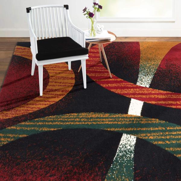 商品名: Home Dynamix Lyndhurst Melia Area Rug 7'8"x10'7", Modern Abstract Midnight Blue/Gray Home Dynamix Premium Indus Mod...