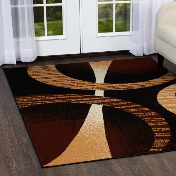 商品名: Home Dynamix Lyndhurst Melia Area Rug 7'8"x10'7", Modern Abstract Midnight Blue/Gray Home Dynamix Premium Indus Mod...