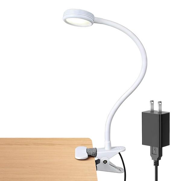 商品名: LEPOWERクリップonライト/読書灯/ライトカラー変更可能/夜ライトクリップon forデスク、ベッドHeadboardとコンピュータ(ホワイト) LEPOWER Clip on Light/Reading Lights/Bo...