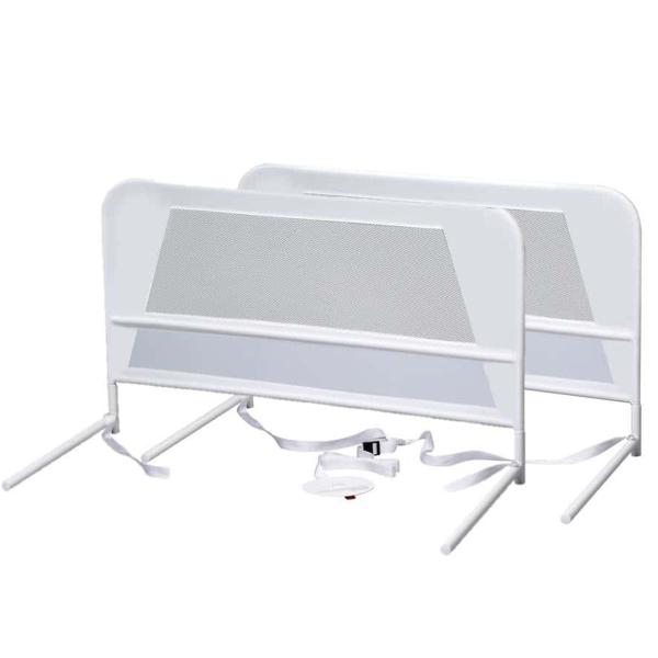 商品名: KidCo子供用メッシュベッドレール2パック、ホワイト KidCo BR303 Children's Bed Rail Double Pack - Quick Assembly Toddler Bedrail (White)ブラン...