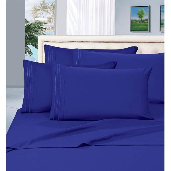 商品名:  MattRest Luxury Silky-Soft 1800 Series Premium Collection - Wrinkle-Free 4-Piece Bed Sheet Set, Deep Pocket up to ...