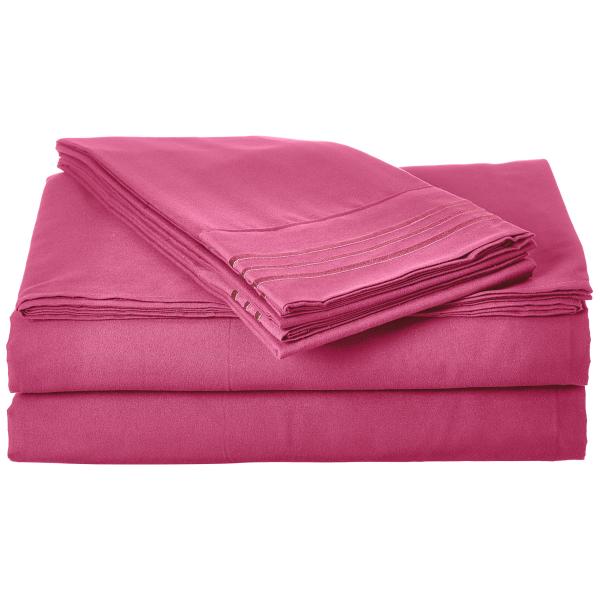 商品名: MATTREST 〓ラグジュアリーシルク1800シリーズプレミアムコレクション ? しわ防止4ピースベッドシートセット、深いポケット最大16インチ、Best SellerベッドシートセットAmazonで。100 %低刺激性Wrin...