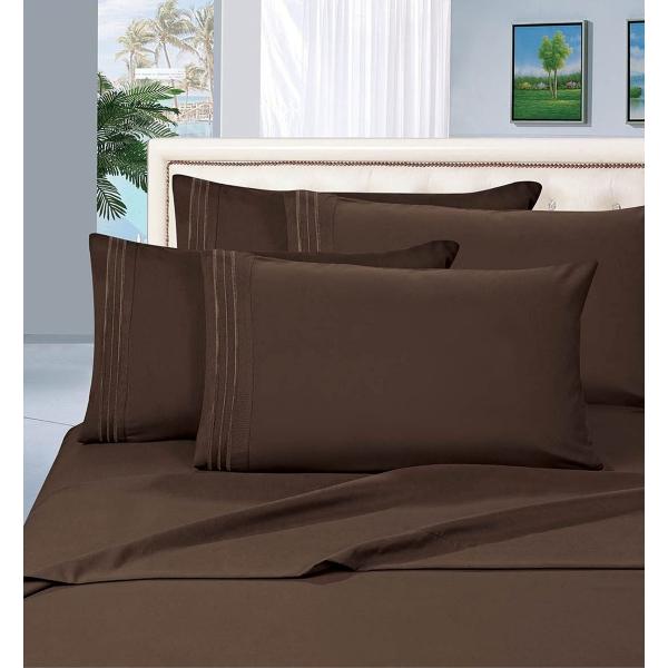 商品名:  MattRest Luxury Silky-Soft 1800 Series Premium Collection - Wrinkle-Free 4-Piece Bed Sheet Set, Deep Pocket up to ...