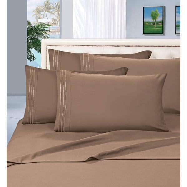 商品名:  MattRest Luxury Silky-Soft 1800 Series Premium Collection - Wrinkle-Free 4-Piece Bed Sheet Set, Deep Pocket up to ...