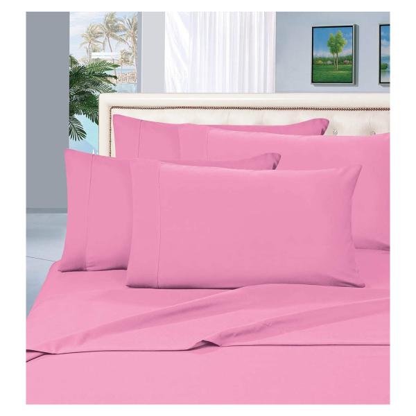 商品名: MattRest ラグジュアリーシルキーソフト 1800シリーズ プレミアムコレクション - しわにならないベッドシーツ4点セット 最大16インチの深いポケット フルライトピンク MattRest Luxury Silky-Sof...