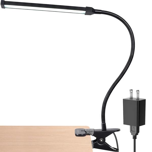商品名:  LEPOWER Led Clip on Light, 5W Reading Lights for Books in Bed with Gooseneck, Adjustable Color Temperature Clip La...