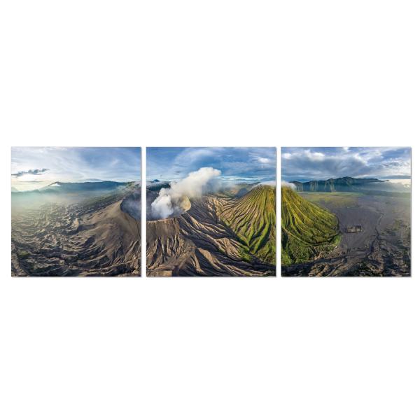 商品名: Furinno SeniA Gunung Bromo 3-Panel MDF Framed Photography Triptych Print, 48 x 16-inch FURINNO Senia 3-Panel MDF Fr...