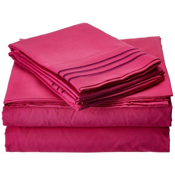 商品名: (エレガントコンフォート) Elegant Comfort ベッドシーツ4点セット高級な柔らかさの1500スレッド数 エジプト品質 しわ防止加工 深いポケット、22色、ツイン、フル、クイーン、キング、カリフォルニアキング クイーン...