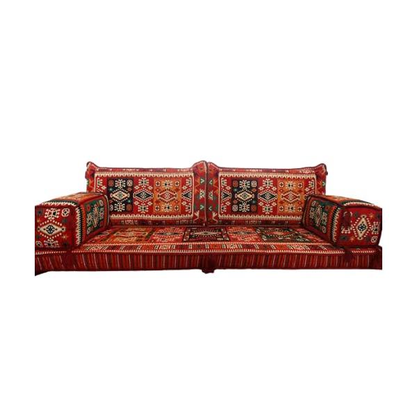 商品名:  mysticalanatolia Arabic Majlis Sofa, Living Room Decor, Arabian Mattress Couches, Oriental Moroccan Diwan, Section...