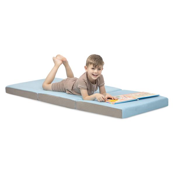 商品名: MILcea アウトドアベッド キャンプコット 折りたたみ式 簡易 コンパクト 長190×幅65CM Milliard Toddler Nap Mat Bed Tri Folding Mattress with Washable ...