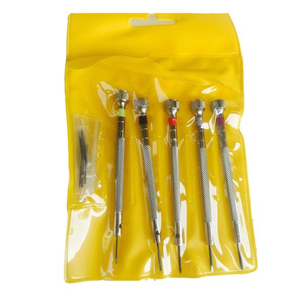 商品名: OTOOLWORLD 精密ドライバー5点セット 腕時計修理用 腕時計ブレスレット 5つのブレード付き OTOOLWORLD 5 Pieces Precision Screwdriver Set for Watch Repair W...