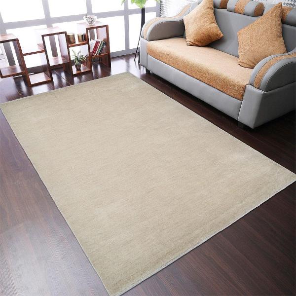 商品名: rugsotic Carpets Hand Knottedルームウール10 ' x 10 'エリアラグソリッドベージュl00111 3' x 5' ベージュ L00111L0001A1 Hand Knotted Loom Wool...