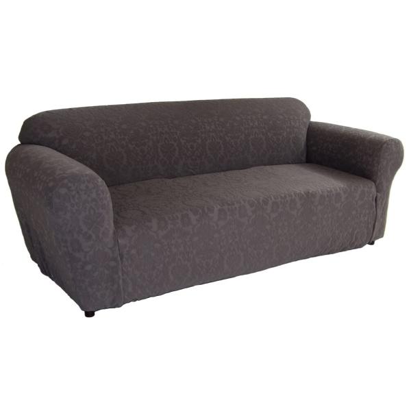 商品名:  Classic Slipcovers 1 Piece Floral Jacquard Stretch Sofa Slipcover, Greyブランド: Classic Slipcovers高さ: 12.7cm横幅: 30.48...