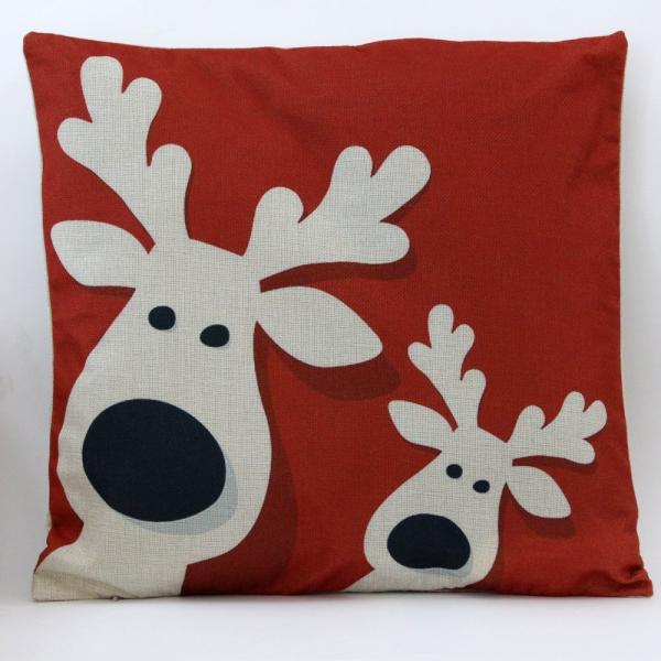 商品名: クッションカバーwithchristmasrデザイン装飾pillowcase-bed/子供用/ソファ18 x 18インチ、(レッド古い車クリスマスツリー) 18x18 Petite Lili Cushion Cover with ...