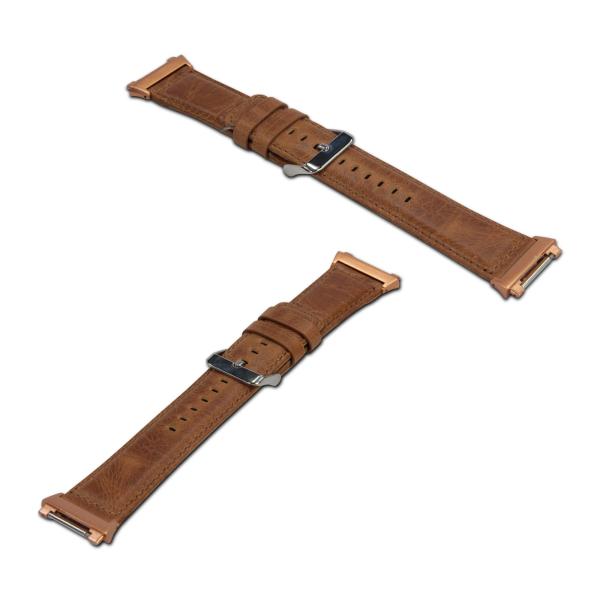 商品名:  BoxWave Strap Compatible with Fitbit Ionic (Strap by BoxWave) - LeatherLux Watch Strap, Genuine Leather Calfskin S...