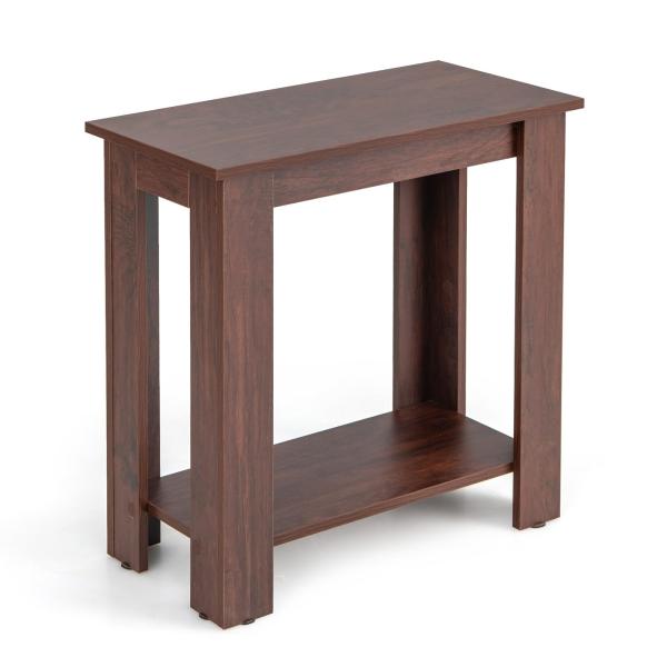 商品名:  Casart End Table Coffee Sofa Wooden End Shelf Living Room Bedroom Chair Side Table Furniture Espressoブランド: Casart商...