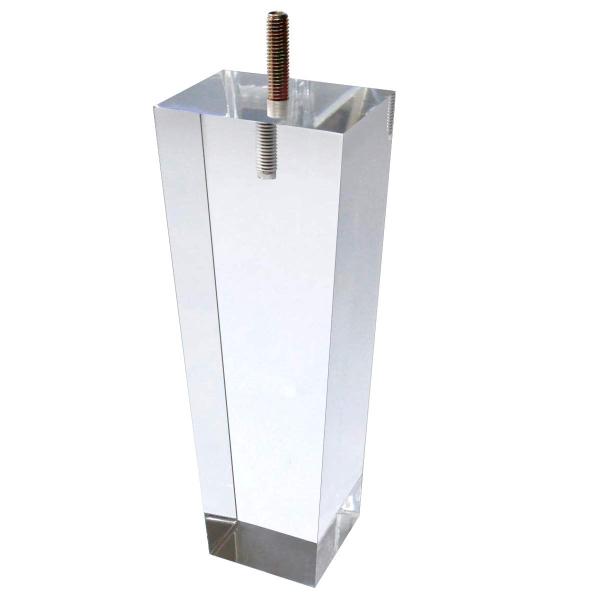 商品名: AORYVIC 交換用脚 正方形 アクリルソファフィート 8インチ スタンドレッグ ベッドサイドテーブル ナイトテーブル アンティーク モダン 家具 装飾 クリアガラス 4個パック AORYVIC Replacement Legs...