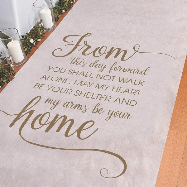 商品名: From This Day Forward通路ランナー3フィートX 100 ft。 Fun Express White Wedding Aisle Runner 100 Foot - Premium Non-Slip Carpet...
