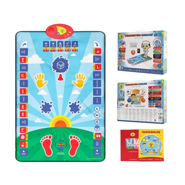 商品名:  My Salah Mat (Original) ? Blue Muslim Prayer Mat for Learning Salah, Surahs, Wudu &amp; Duasブランド: My Salah Mat商品サイ...