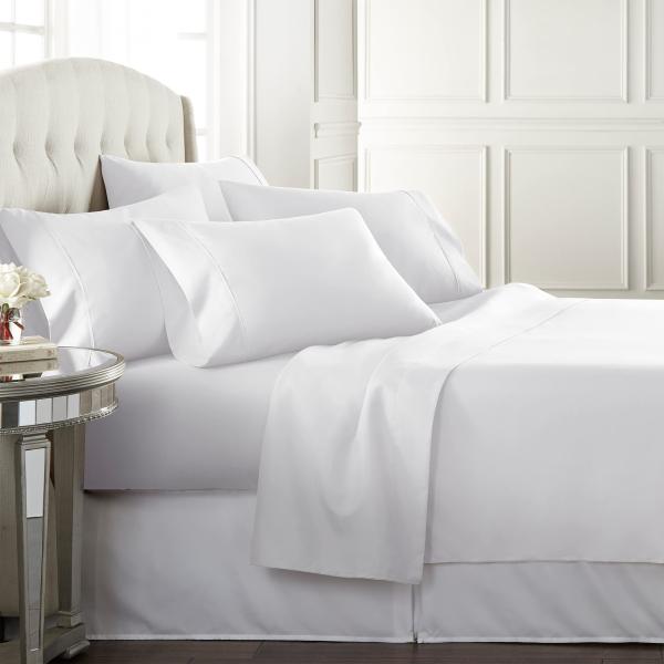 商品名: Danjor Linens ホテル ラグジュアリー ソフト 1800シリーズ プレミアム ベッドシーツ 6点セット Danjor Linens Bed Sheet Set King Size for Hot Sleepers, H...