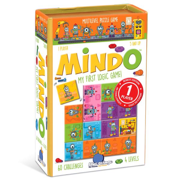 商品名: Mindo Robot Blue Orange Games Mindo Robot Brainteaserブランド: Blue Orange商品サイズ: 1.6 x 3.1 x 4.75 inches高さ: 16cm横幅: 11....