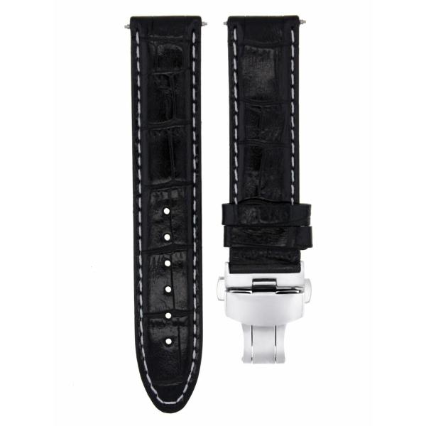 商品名: 24 mm Premium Leather Watch Strap Band for BREITLING NAVITIMER a24322ブラックWS # 7 Ewatchparts 24mm Premium Leather Wa...