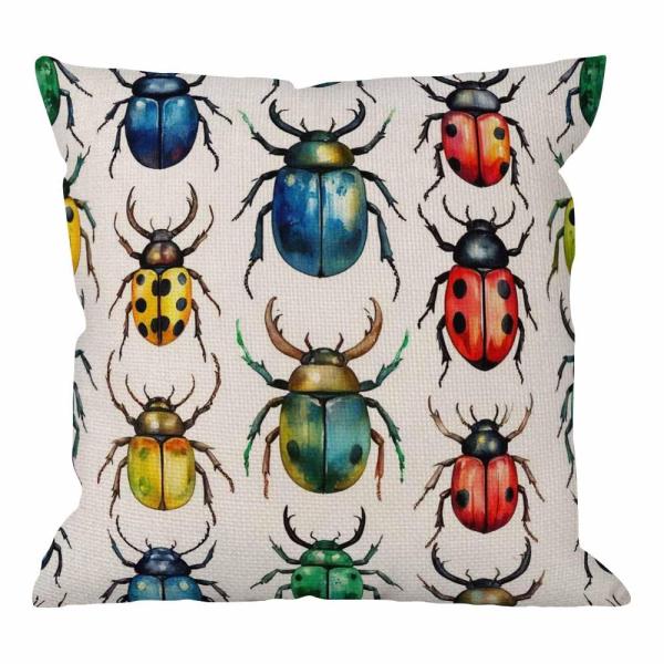 商品名: Hgod Designsアルファベット枕カバー、装飾スロー枕Alphabetキュート動物園動物枕カバーコットンリネンアウトドアインドア正方形クッションカバーホームソファソファ18 x 18インチカラフル 18X18 inch MT...